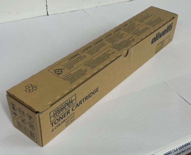 Olivetti d-COLOR MF254 C254 YELLOW Toner - Norfolk Copiers